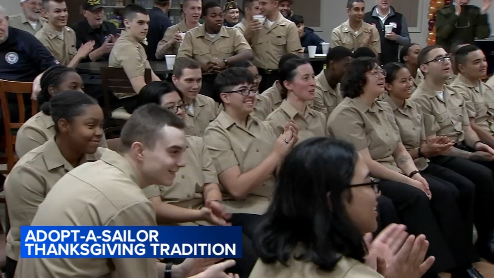 Adopt-A-Sailor 2024: Navy recruits treated to Thanksgiving meal in ...