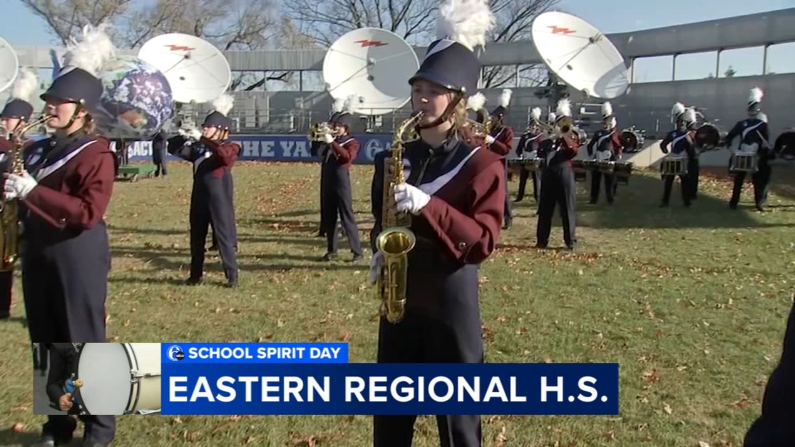 School Spirit: Eastern Regional High School Marching Band - 6abc ...