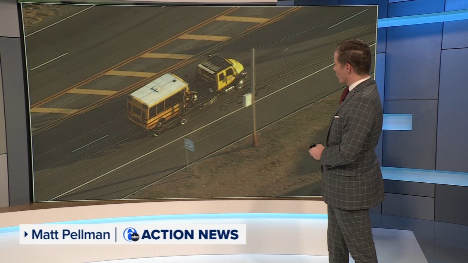 Several hurt after school bus crashes with SUV on Route 38 in Mt. Holly ...
