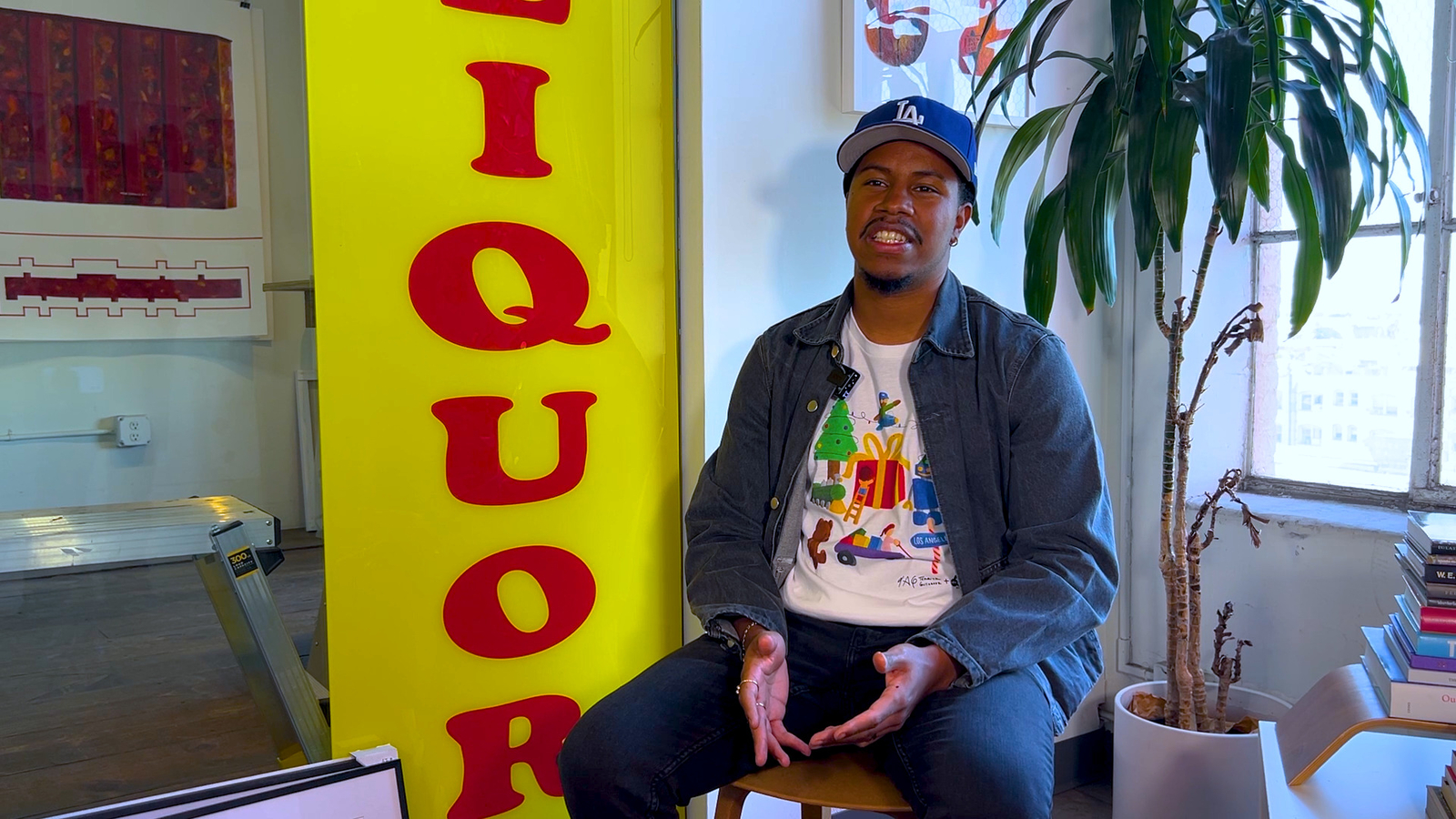 Artist Terrick Gutierrez designs a holiday-themed t-shirt to support ...