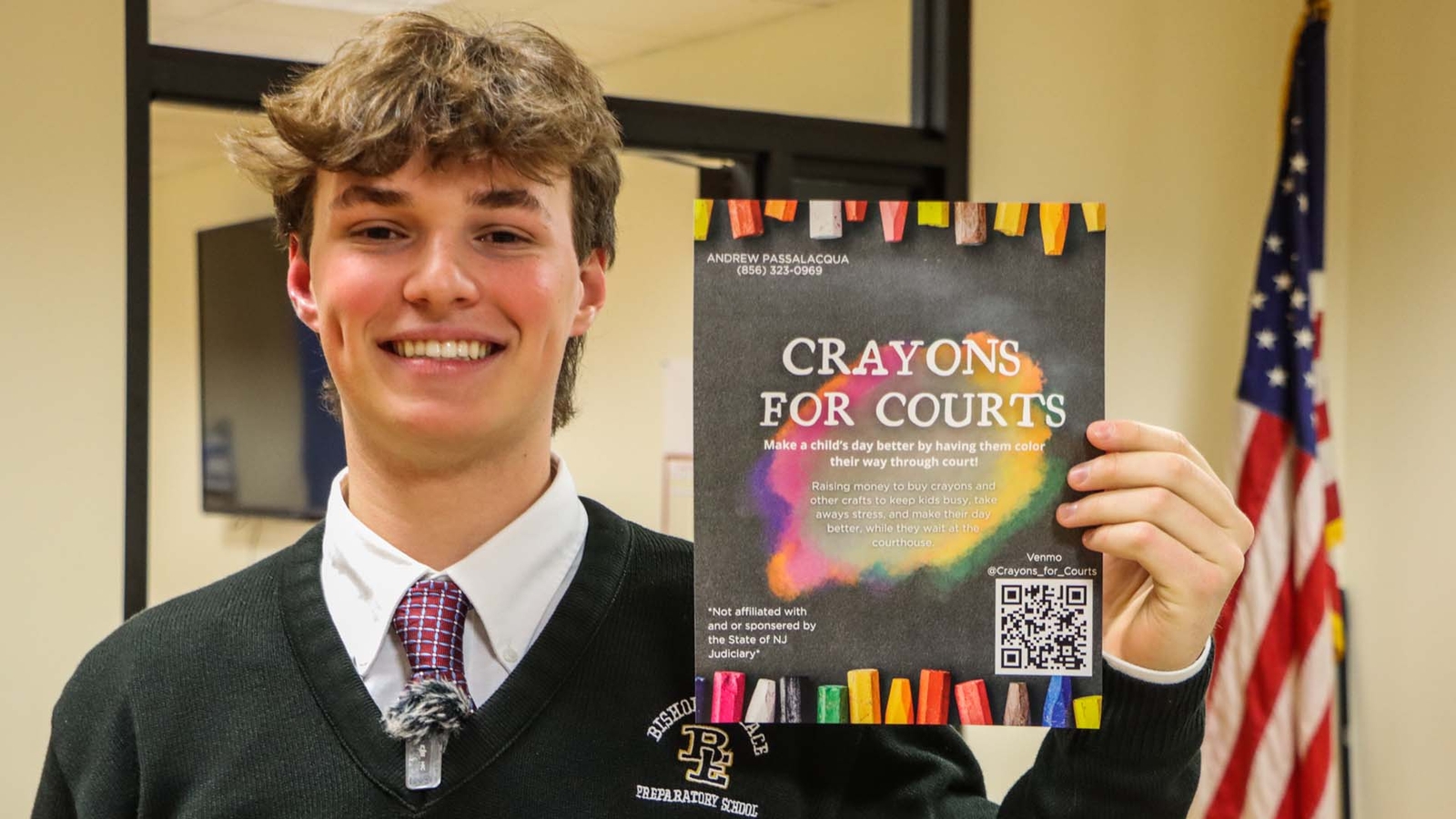'Crayons for Courts': South Jersey teen makes life more colorful for ...