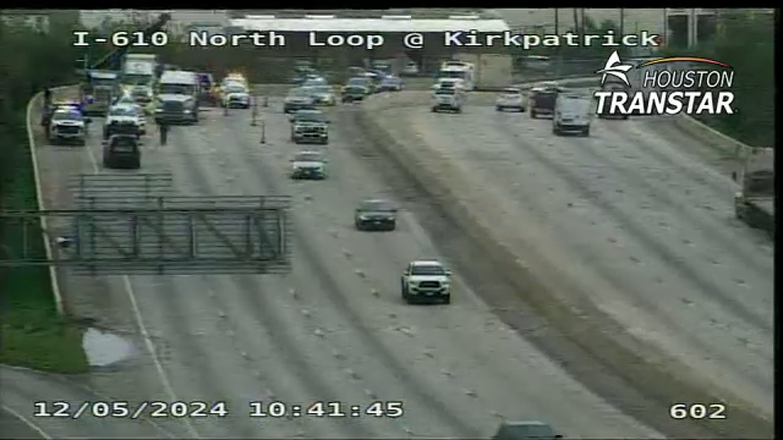IH-610 North Loop closure: 3 westbound lanes of freeway near Homestead ...