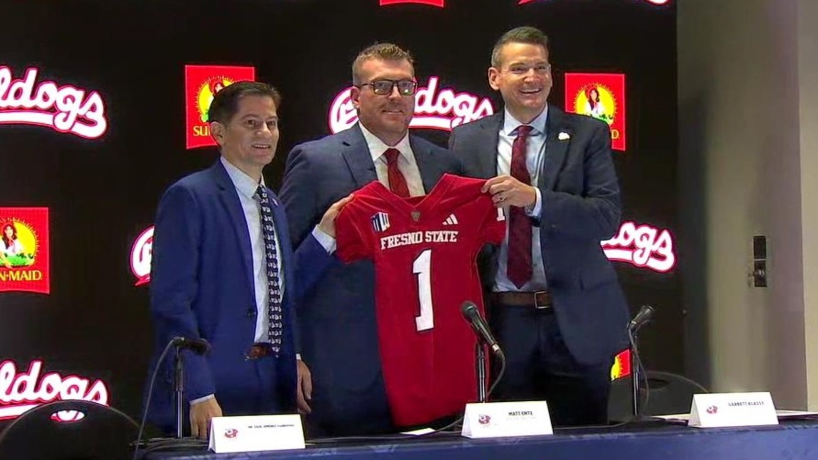 Matt Entz formally introduced as Fresno State Football's head coach ...