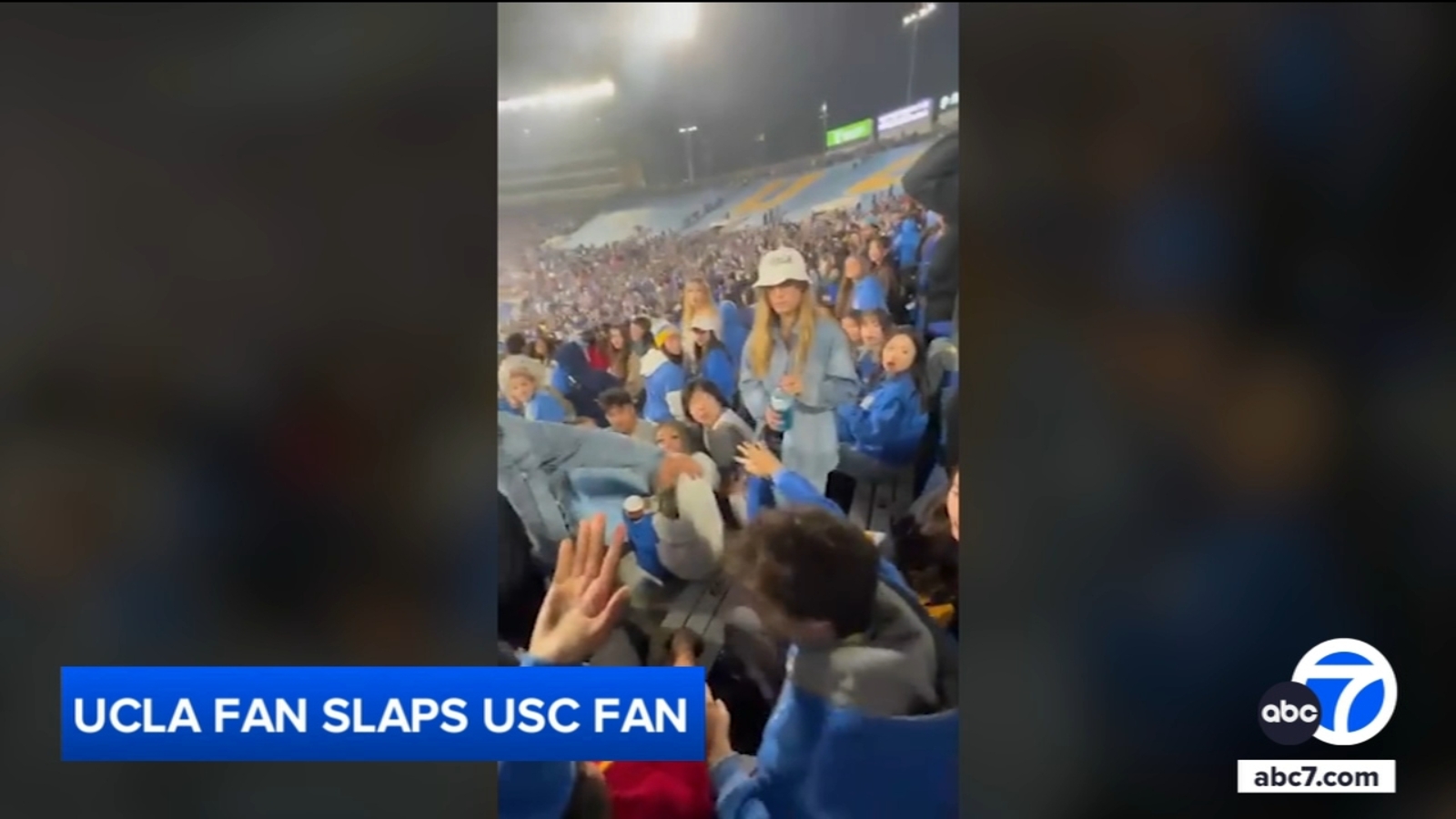 UCLA fan slaps USC backer hard at Rose Bowl game between crosstown ...