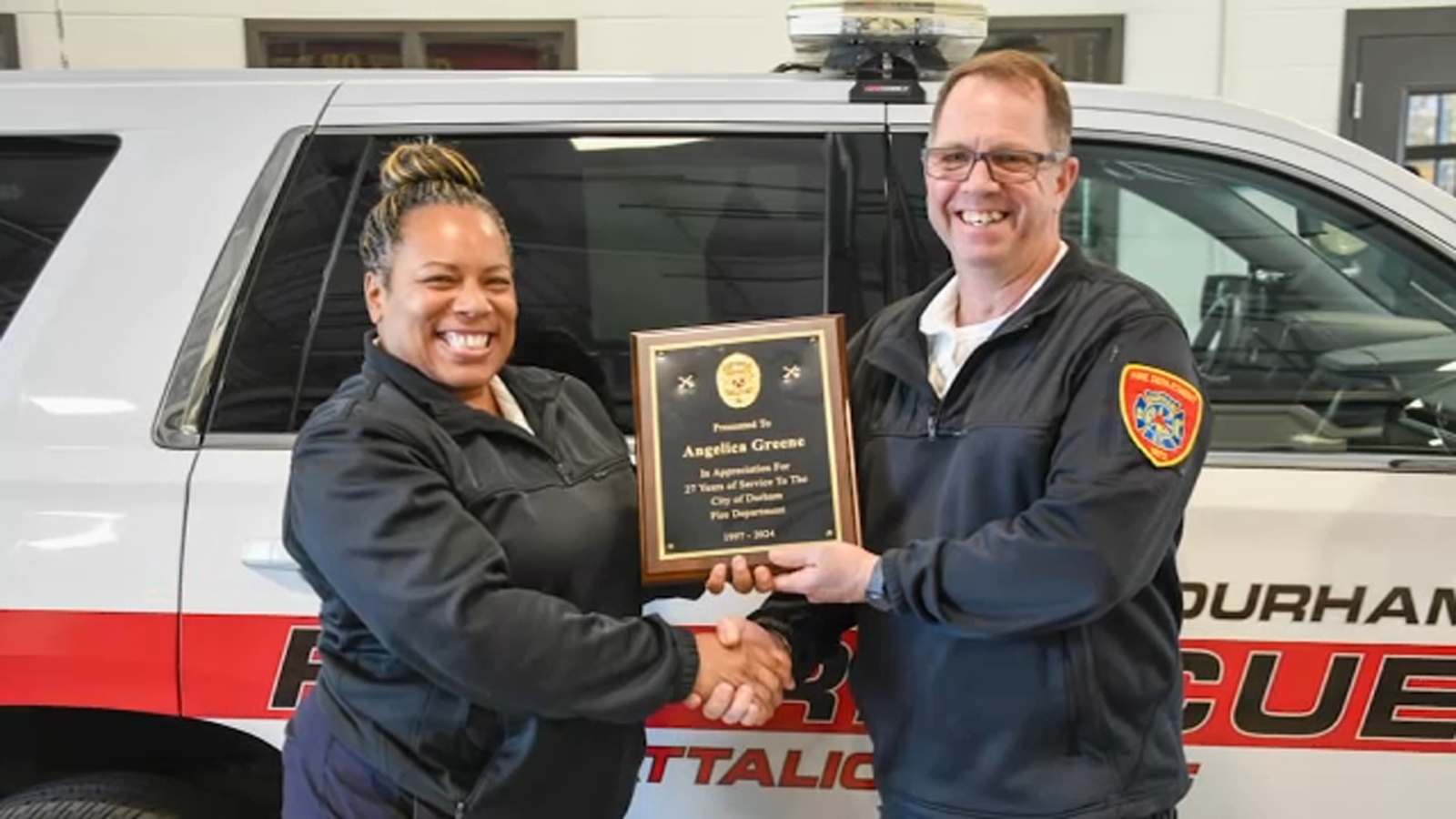 Angelica Greene retirement | Durham Fire Department first Black female ...