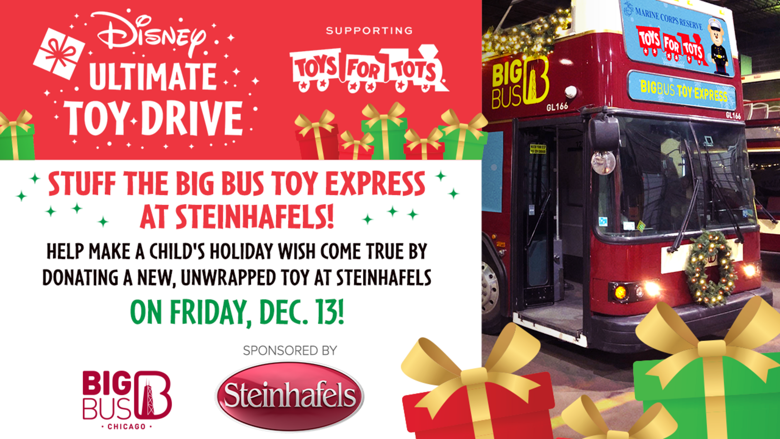 Disney Ultimate Toy Drive: ABC7 Chicago holds annual 'Stuff the Big Bus ...