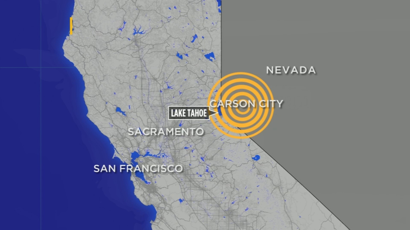 Carson City earthquake: Preliminary magnitude 5.8 quake felt as far way ...