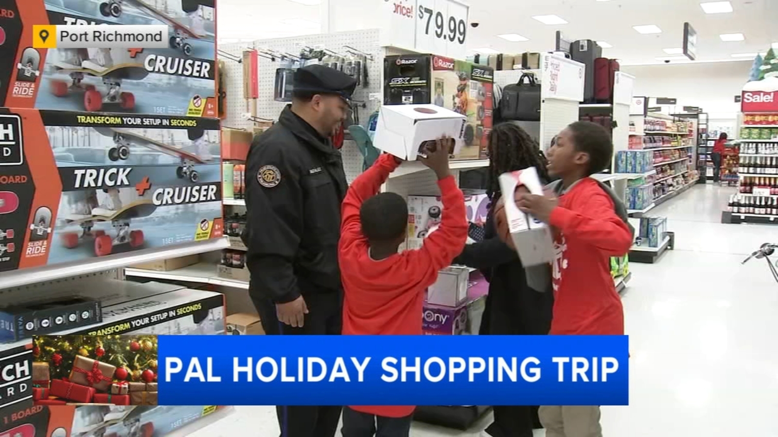 Dozens of children shop with Philadelphia officers in Port Richmond ...