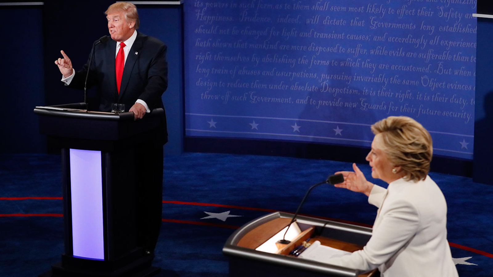 Fact-check: A look at debate claims by Donald Trump and Hillary Clinton ...