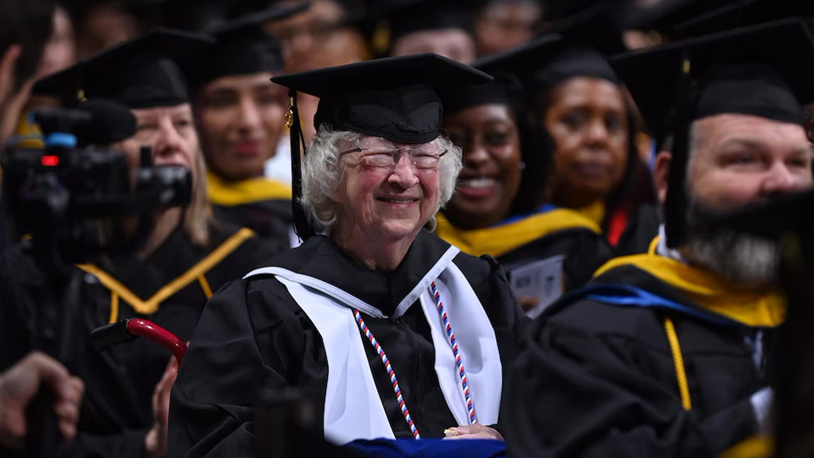 Great-grandma of 15 graduates college at 90: 'It's like being in a ...