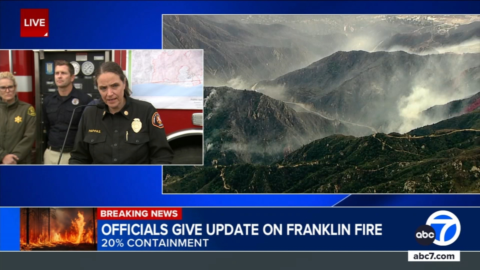 Containment increased to 30% - ABC7 Los Angeles