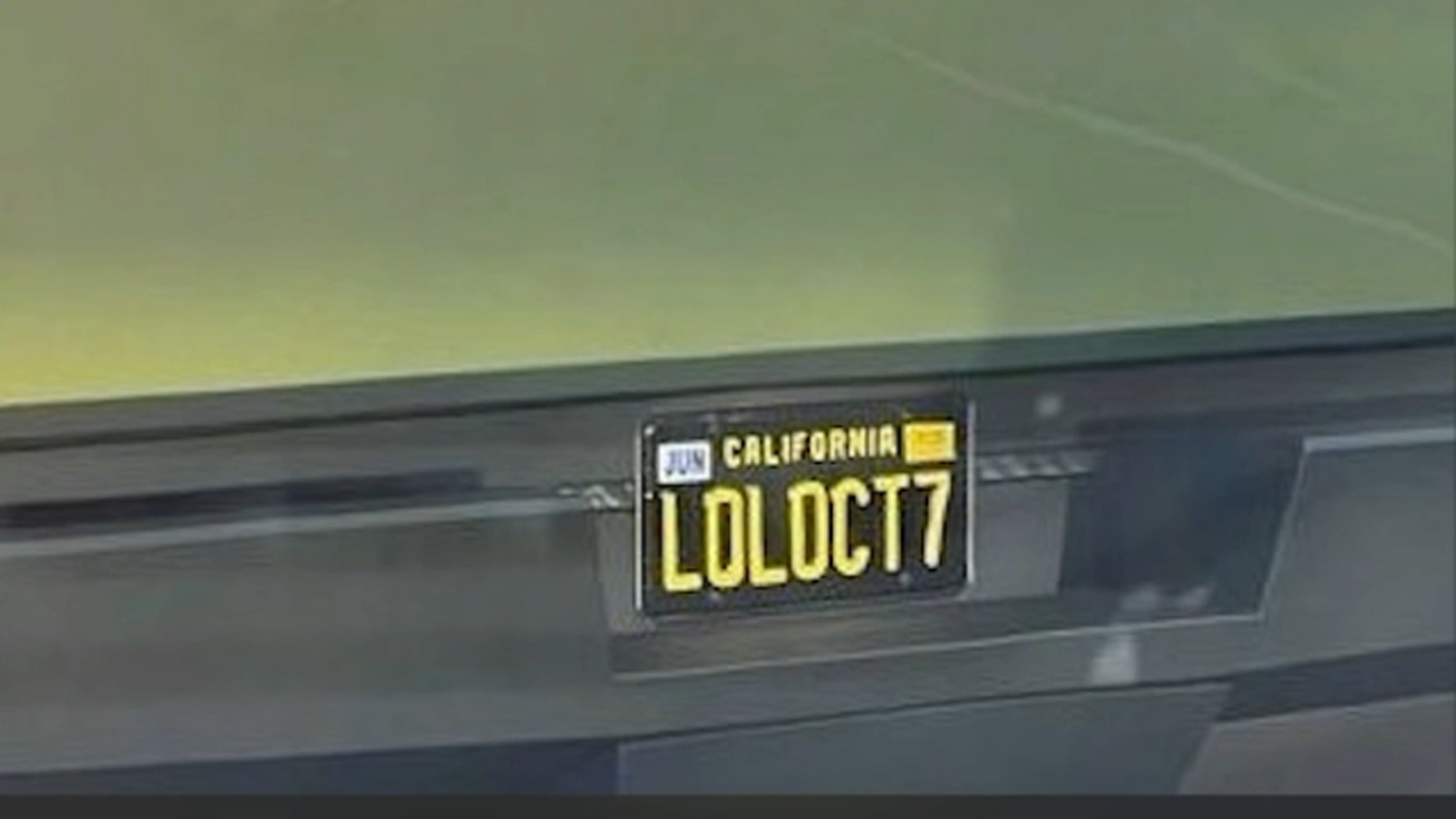 Personalized California license plate wasn't mocking Oct. 7 attack ...