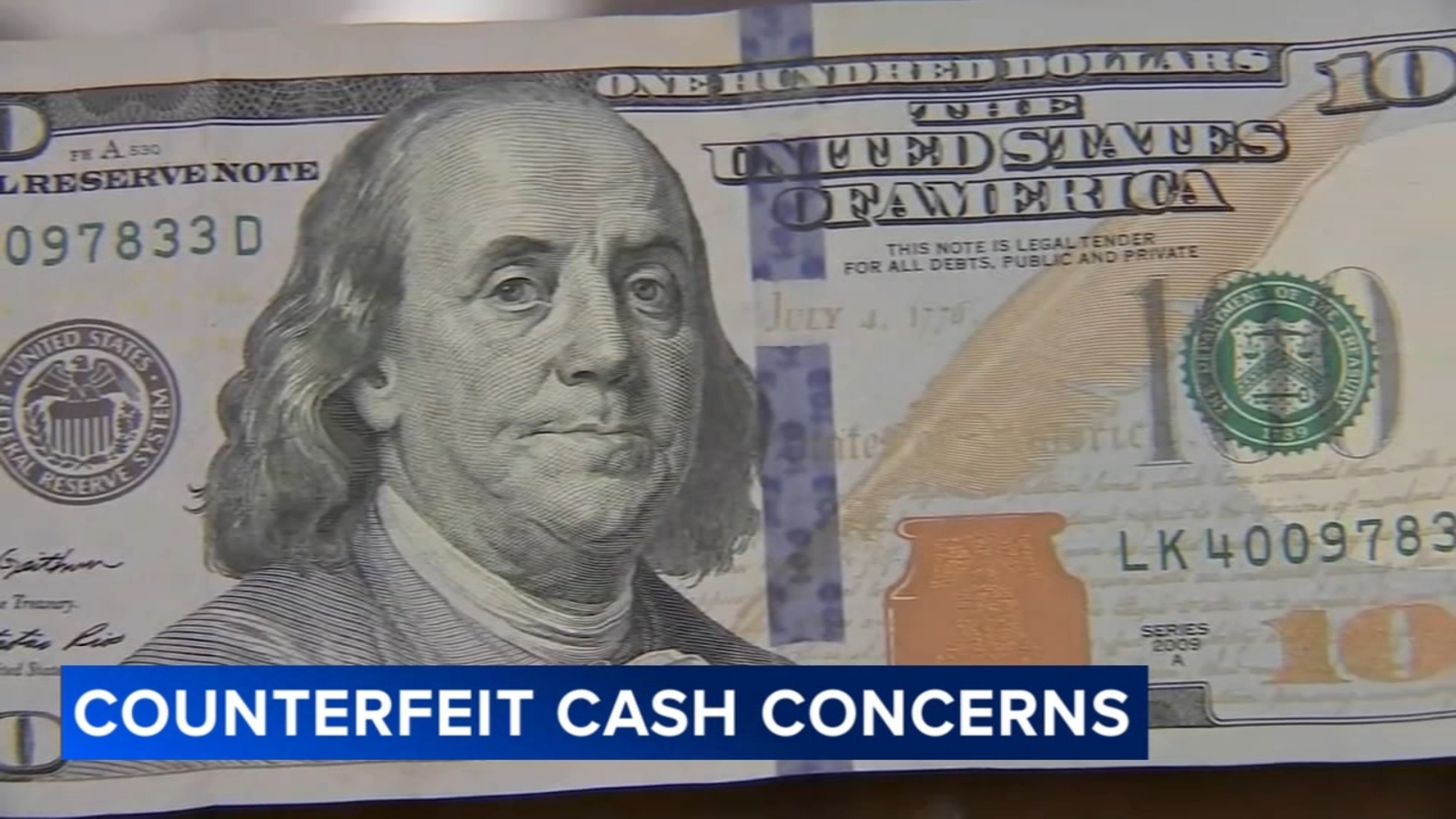 Counterfeit bills found at several locations in Chester County - 6abc ...