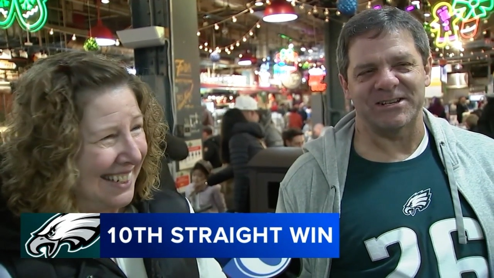 Philadelphia Eagles fans feeling confident after 10th straight win ...