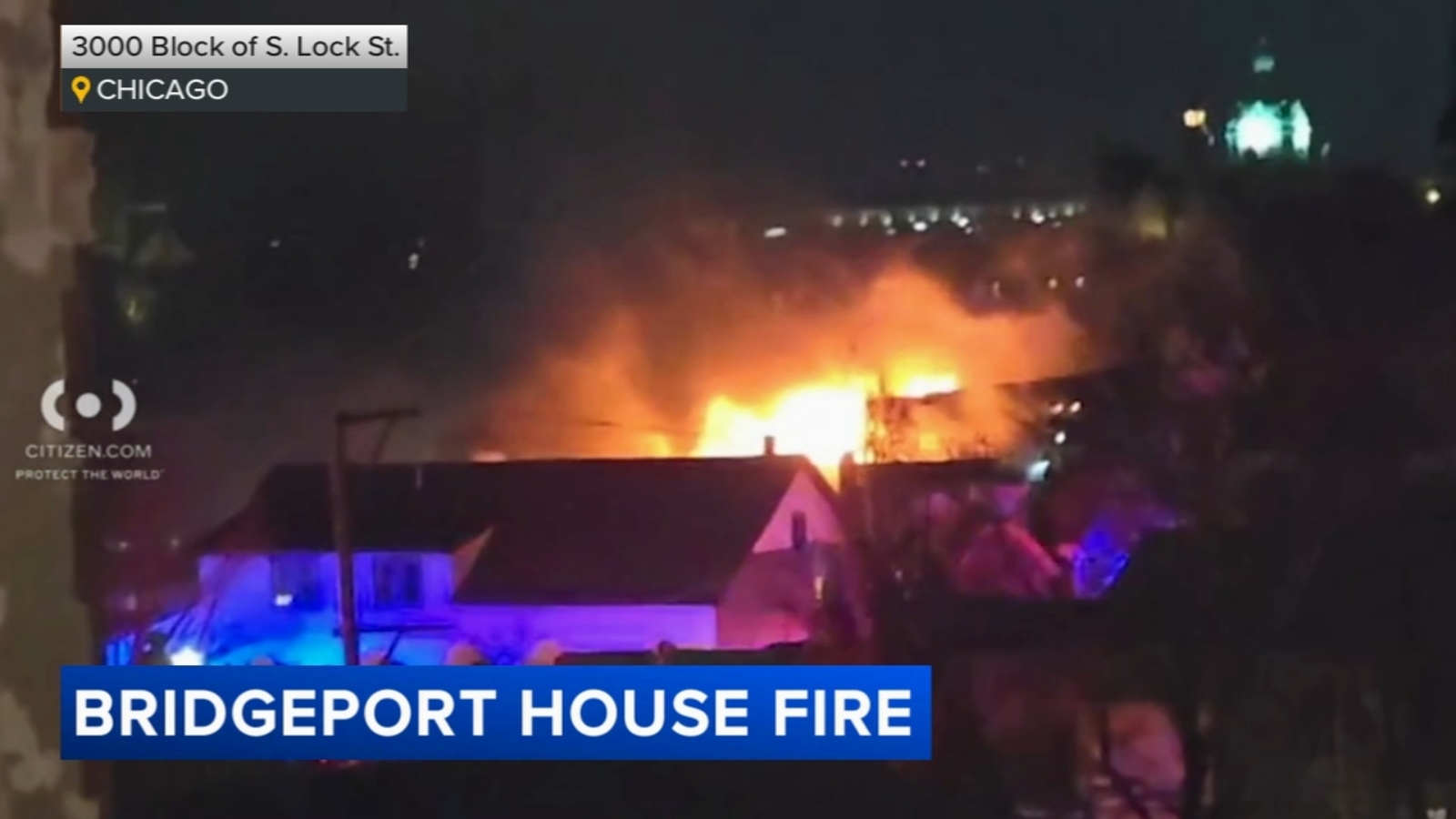 Video shows large house fire in Bridgeport near Lock Street and ...