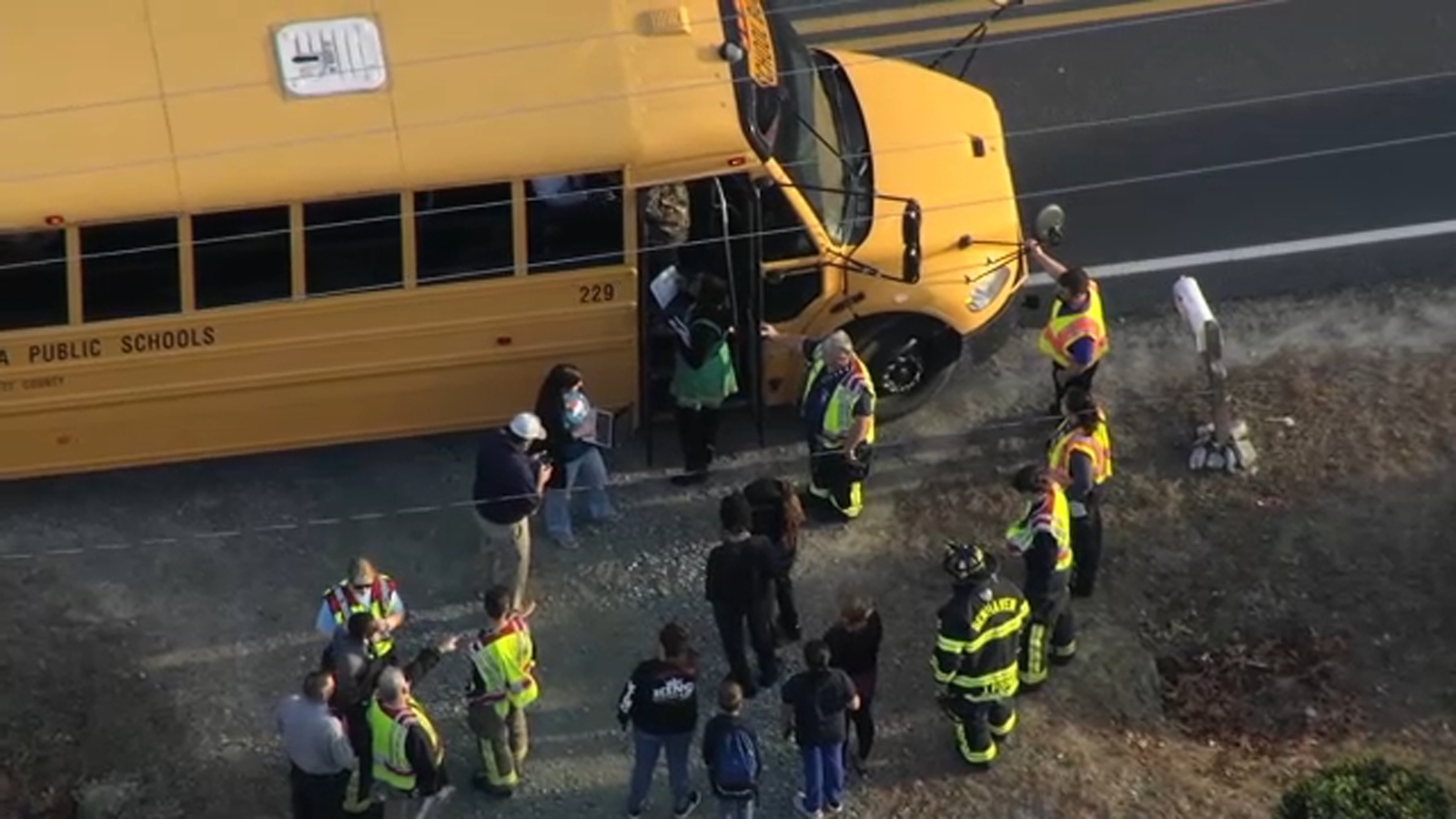 Harnett County school bus carrying students involved in crash - ABC11 Raleigh-Durham