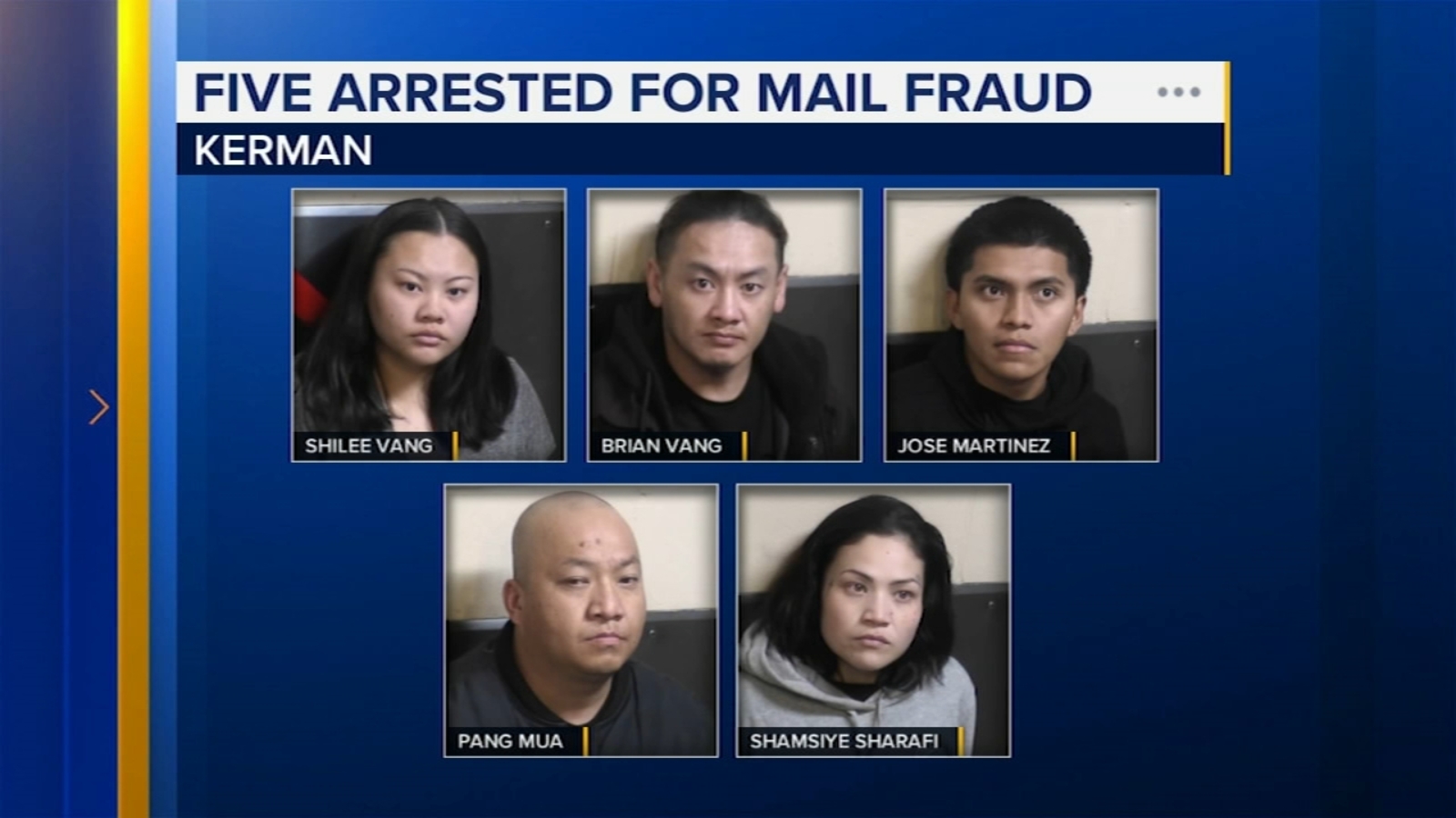 5 people arrested for mail fraud in Kerman, police say - ABC30 Fresno