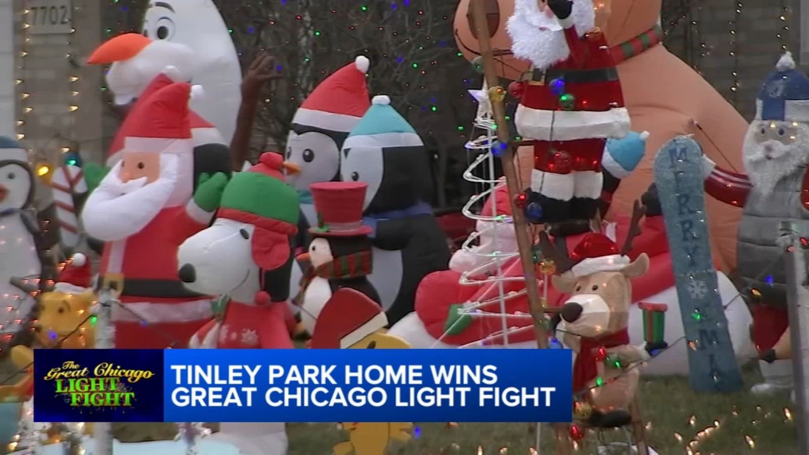 ABC7's Great Chicago Light Fight 2024 outdoor Christmas lights winner ...