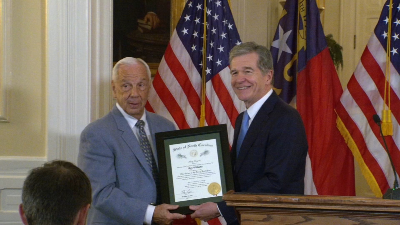 UNC basketball legend Roy Williams becomes member of Order of the Long ...
