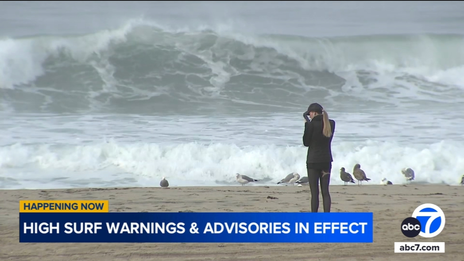 High surf warnings and advisories in effect along coast, from Ventura ...