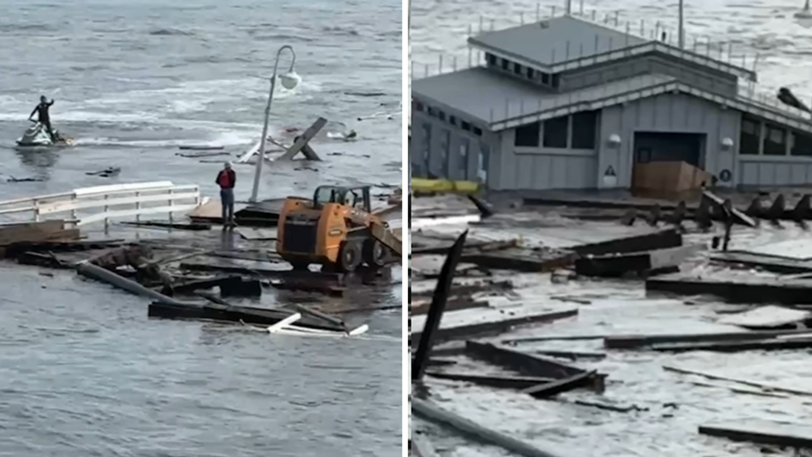 Santa Cruz Wharf collapse: 3 rescued after pier falls into ocean amid ...