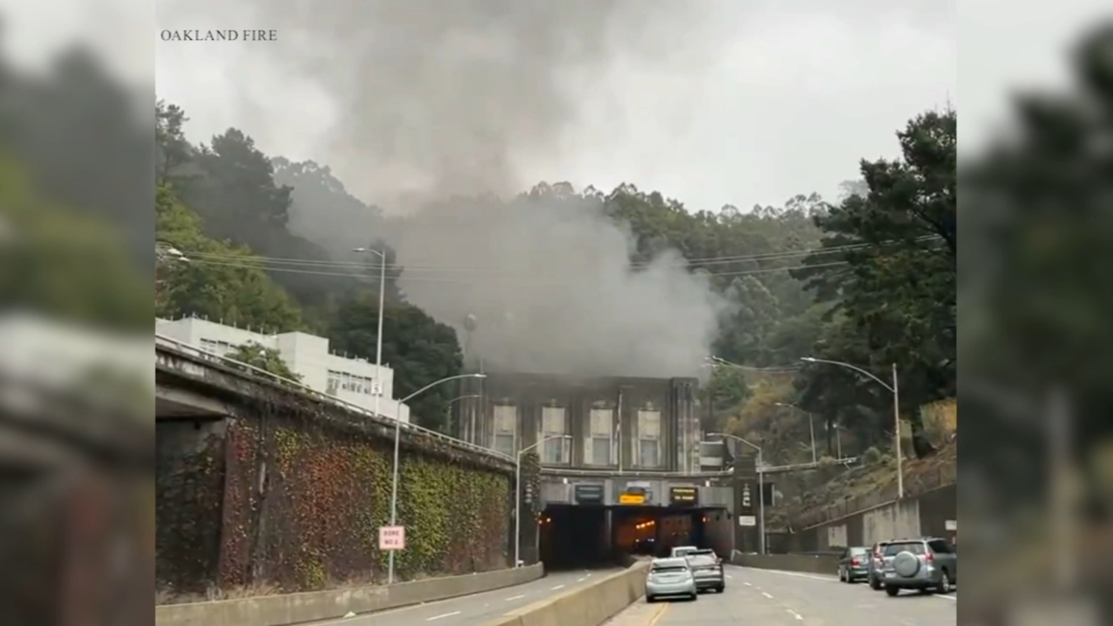 Highway 24 traffic: All lanes reopen after Caldecott Tunnel car fire ...