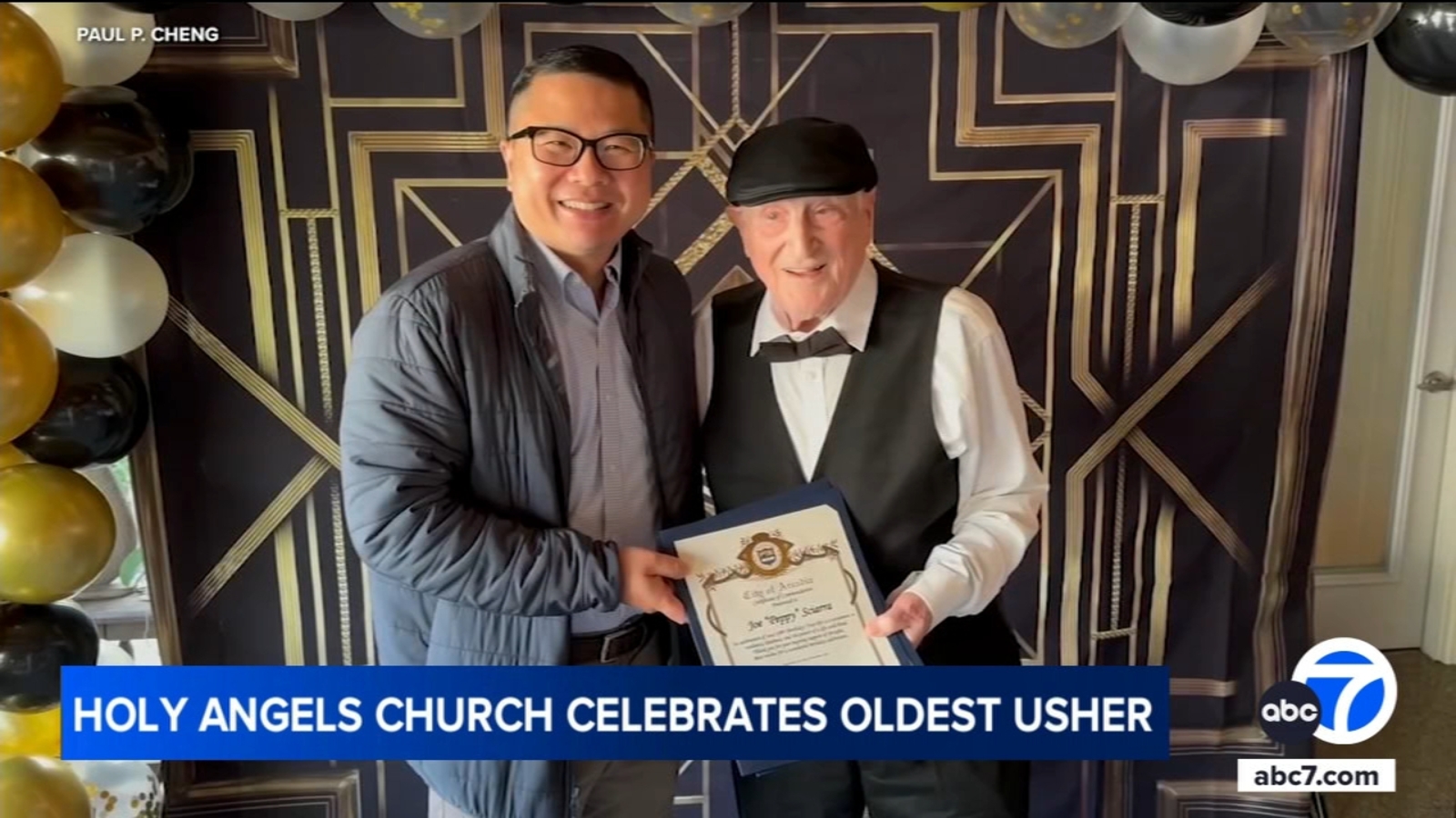 100-year-old World War II veteran becomes oldest usher at Holy Angels ...