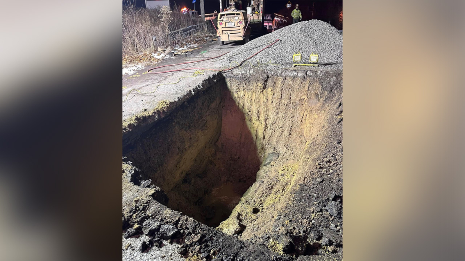 Edison water main break: Crews working to isolate leak, make repairs ...