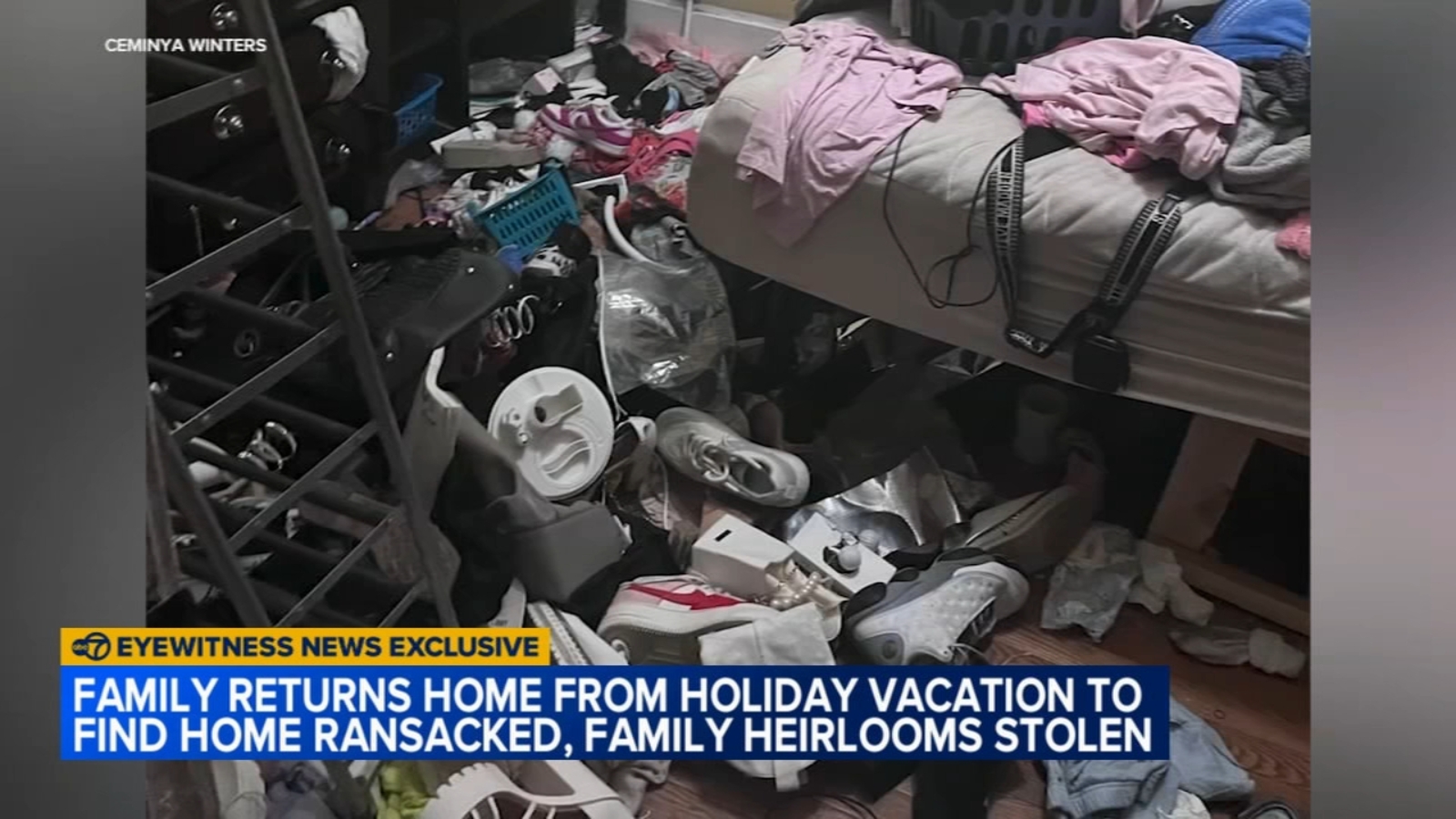 Harvey family returns from holiday vacation to find home ransacked by ...