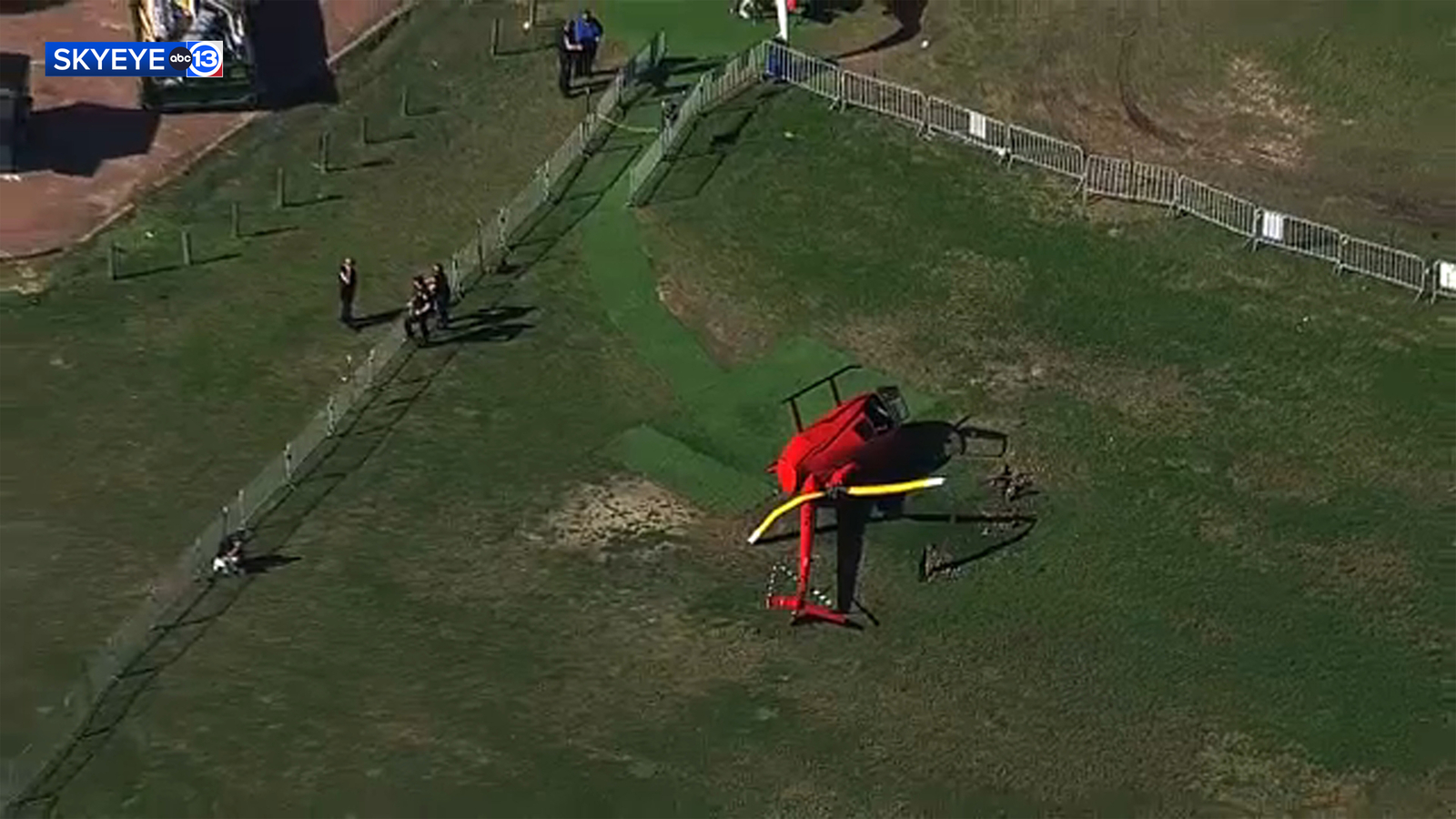 Galveston helicopter incident: No one injured after tourist chopper turns over near Seawall ...