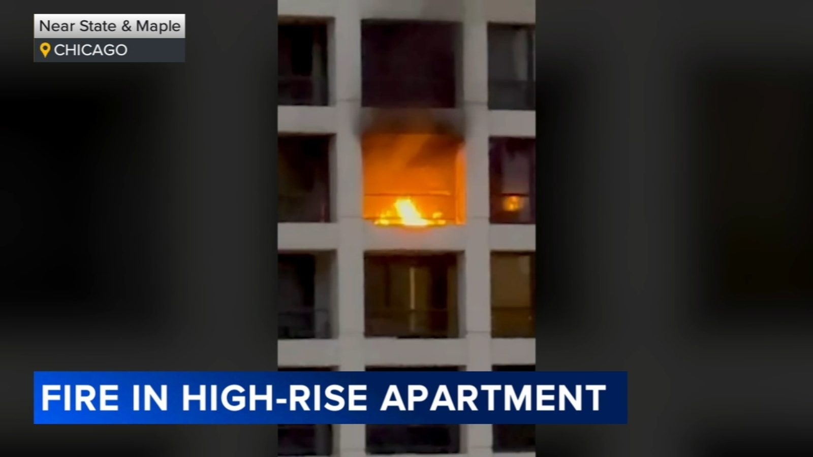 Chicago firefighters respond to fire at high-rise building near Gold ...
