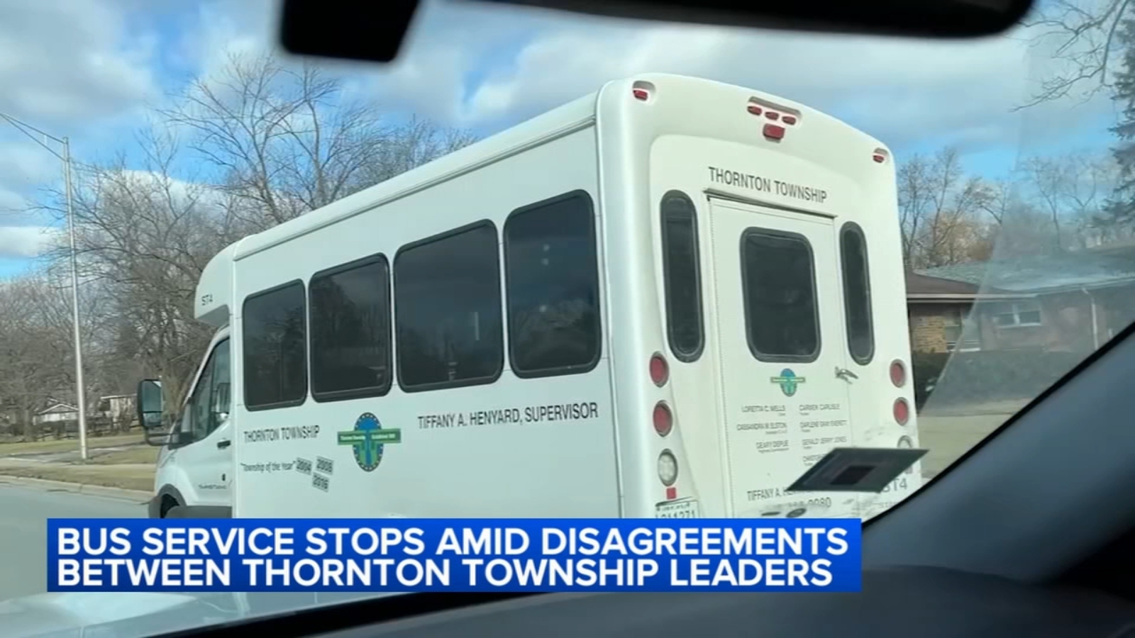 Thornton Township stops bus service for senior citizens amid government ...