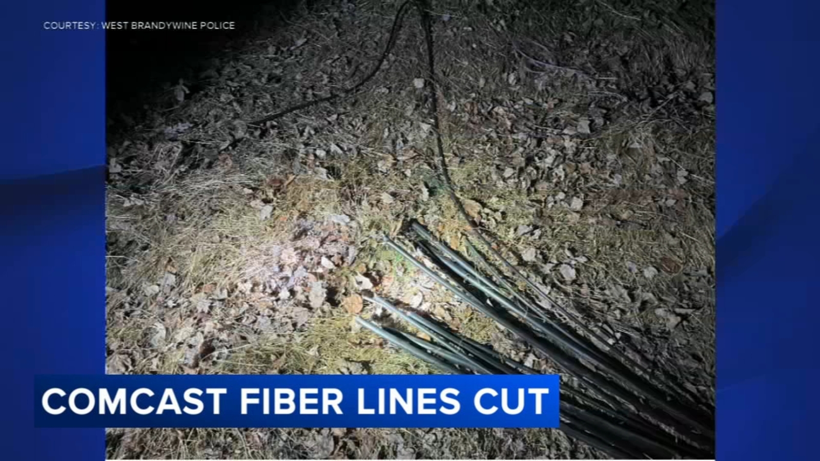 West Brandywine police searching for suspect who cut Comcast fiber ...