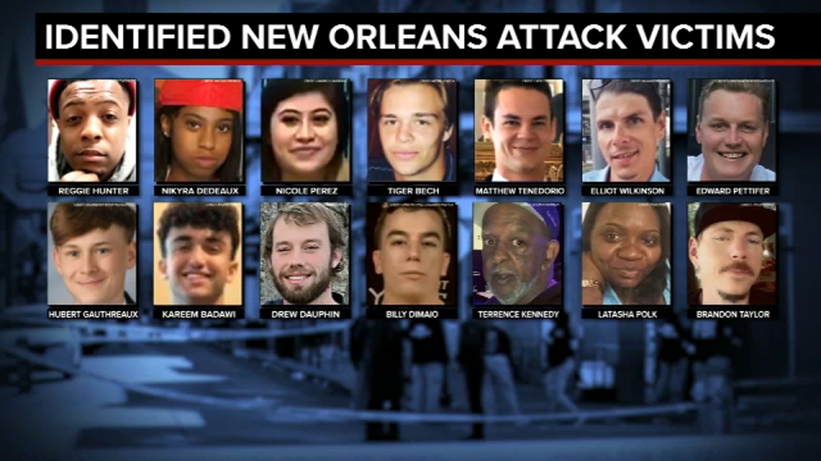 New Orleans news: What we know about victims of truck attack on Bourbon Street - ABC7 Chicago