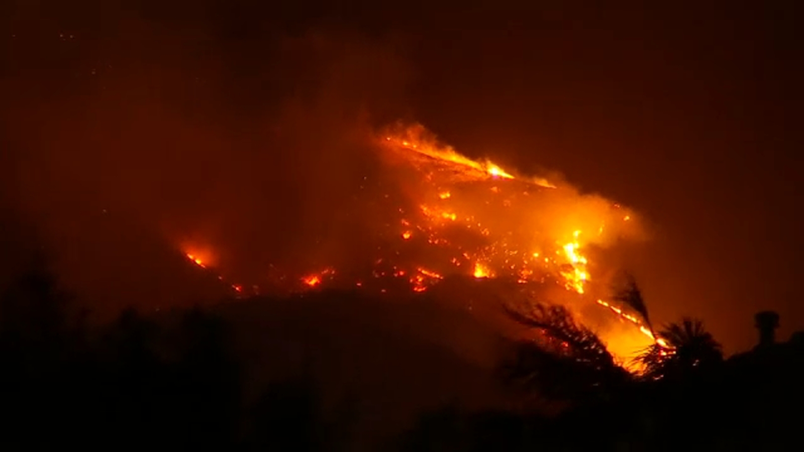 Incendio Hurst en Sylmar quema cientos de acres ante fuertes vientos ...