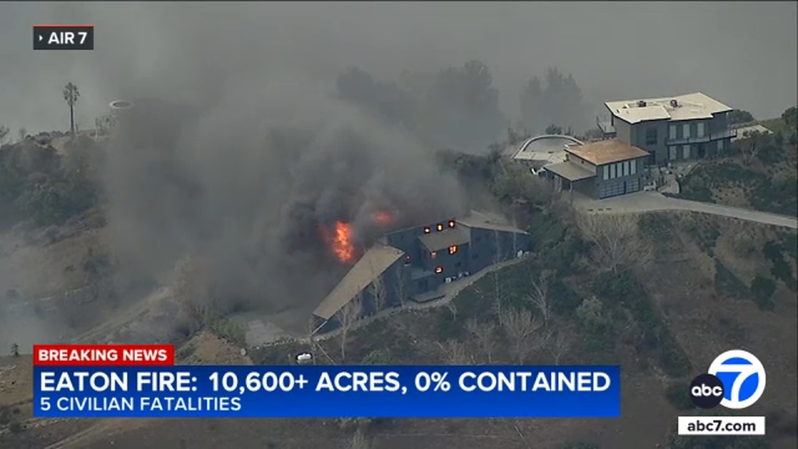 Eaton Fire death toll rises to 5, Sheriff Luna confirms - ABC7 Los Angeles