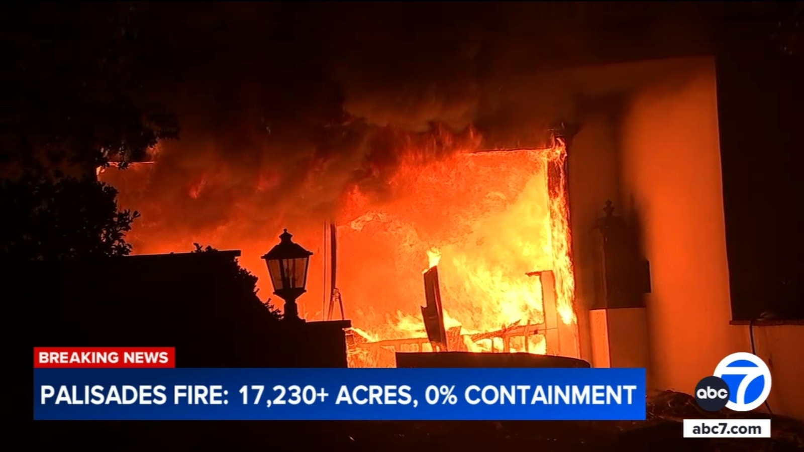 Palisades Fire progresses toward Brentwood area as it burns 17K+ acres ...