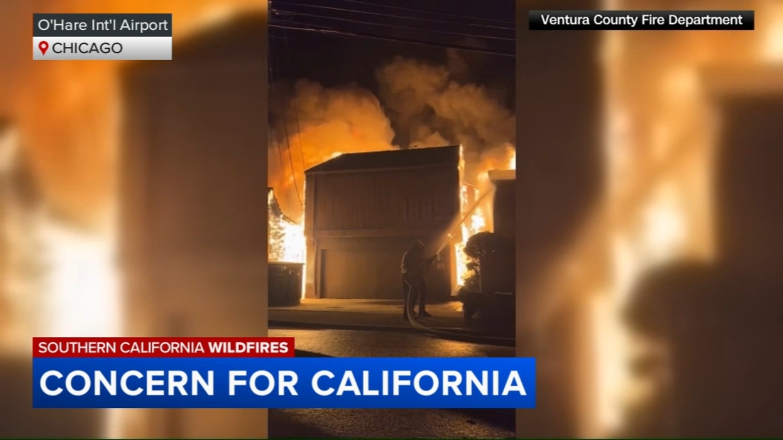 California fires: Passengers arriving at O'Hare Airport in Chicago from ...