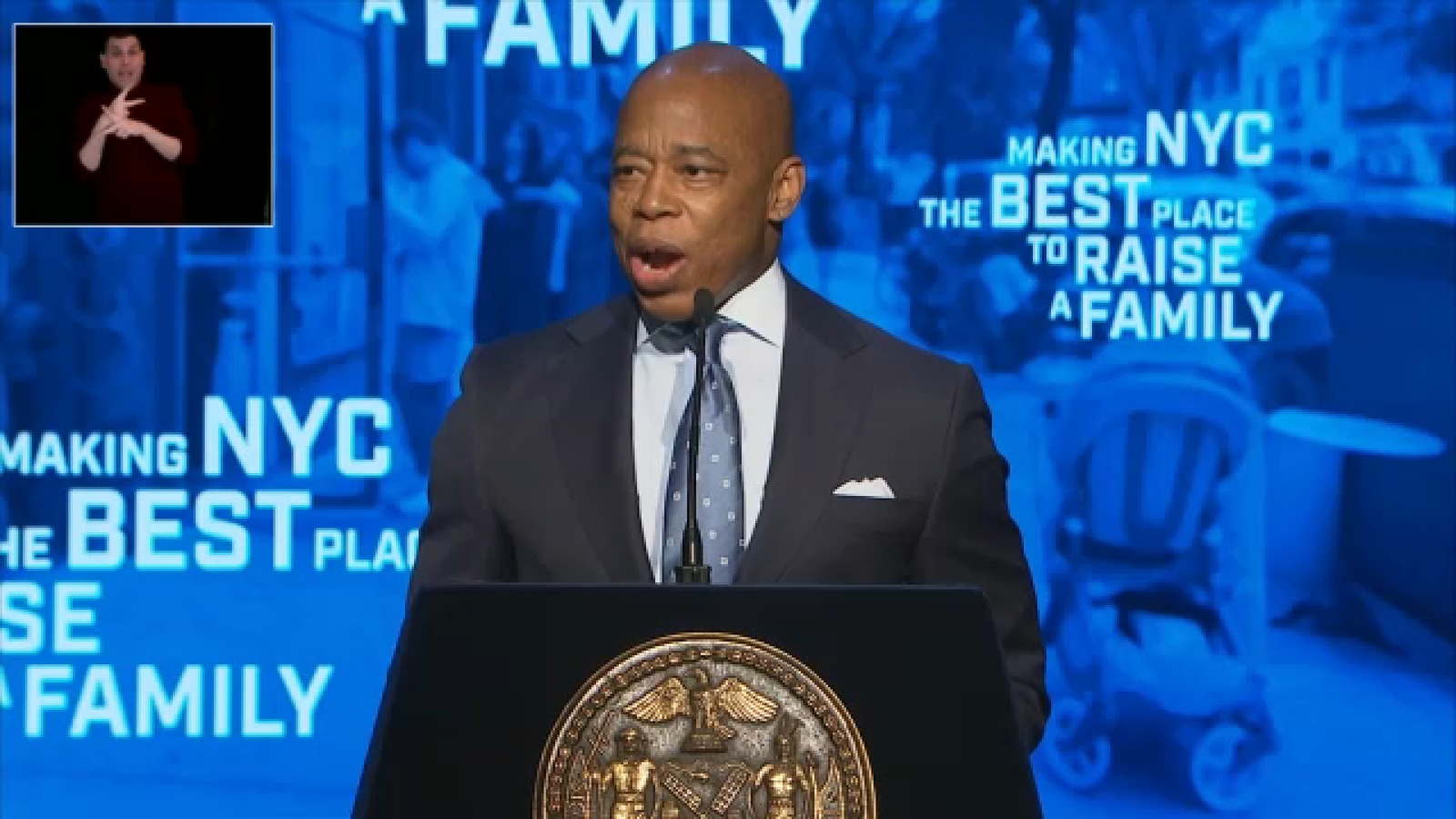 Mayor Eric Adams outlines plan to make NYC best place to raise a family ...