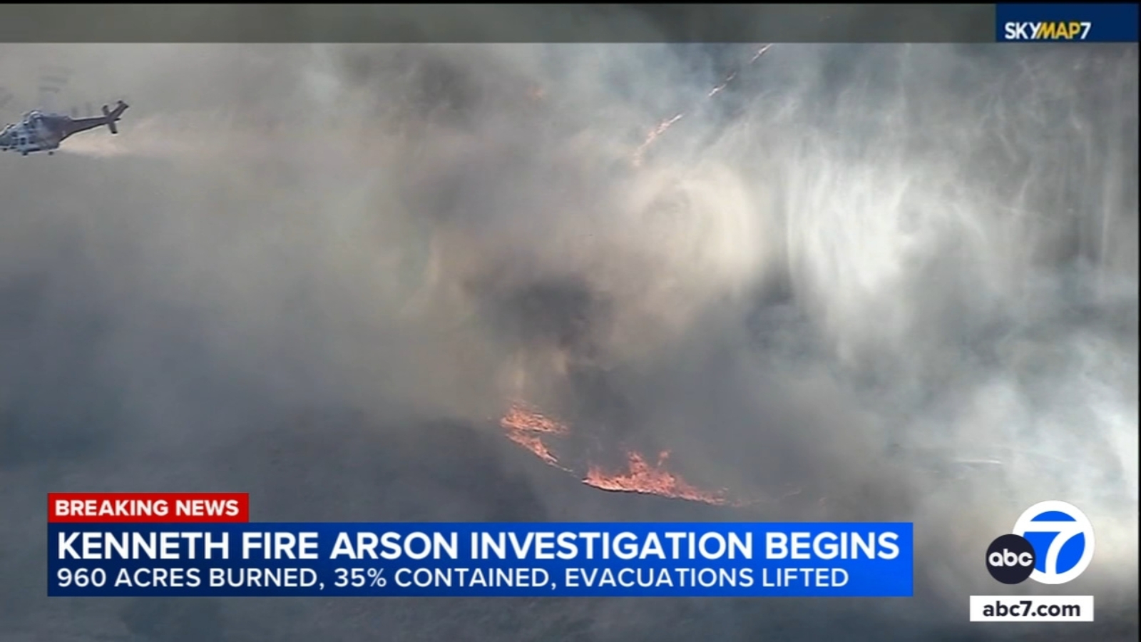 Evacuation orders lifted for Kenneth Fire amid arson investigation ...
