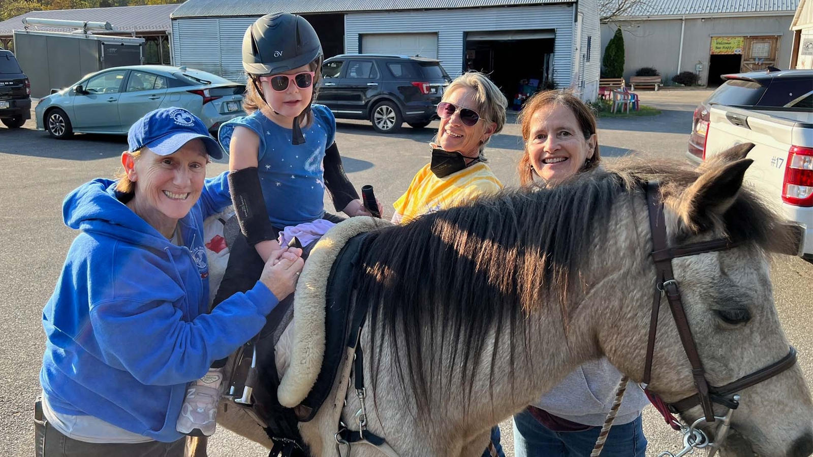 5-year-old with Rett syndrome finds her happy place on horseback ...