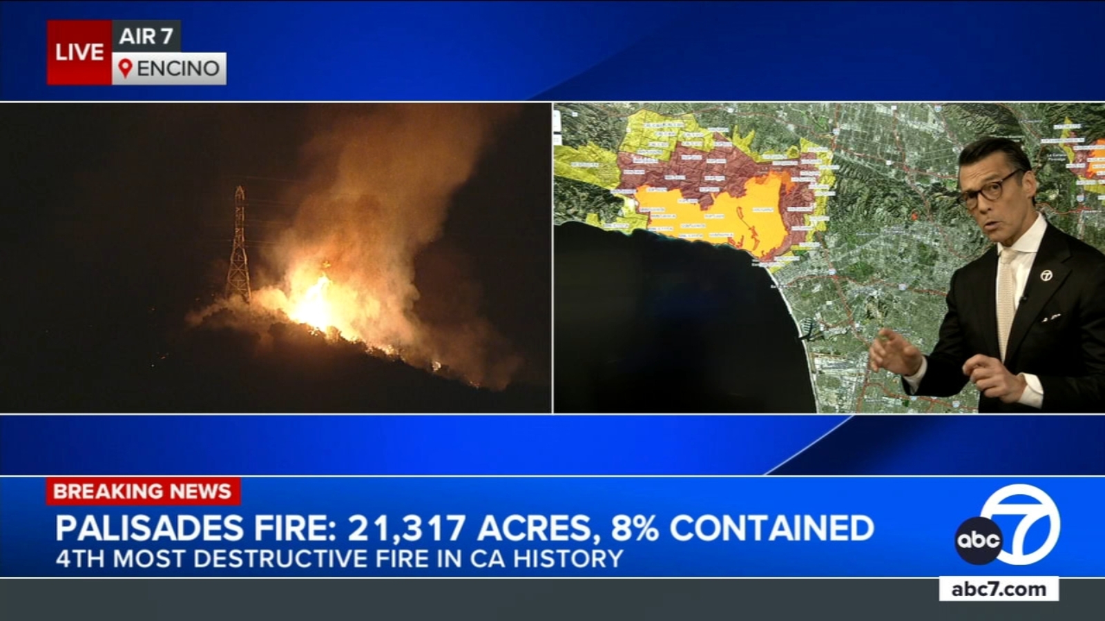 Palisades Fire flare-up prompts expanded evacuation orders into parts ...