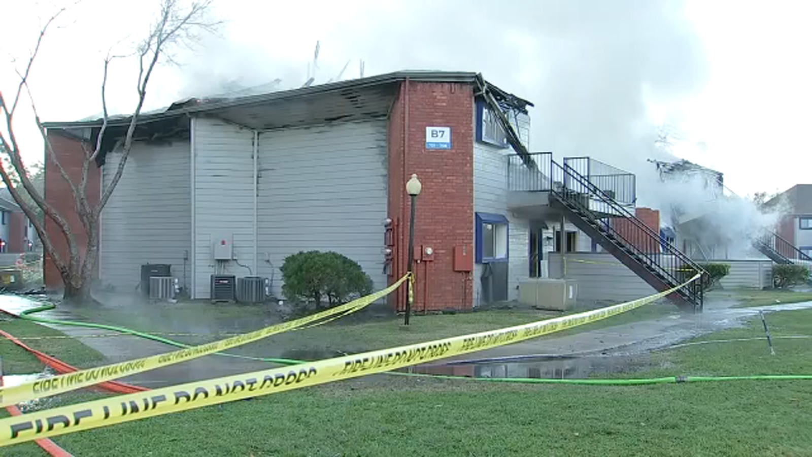 Eight apartment units damaged in fast-spreading three alarm fire in ...