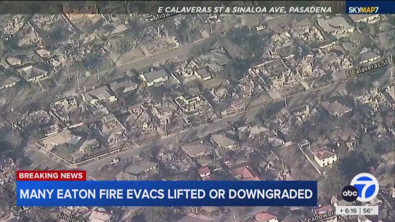 Many evacuation orders lifted as Eaton Fire continues to burn - ABC7 ...