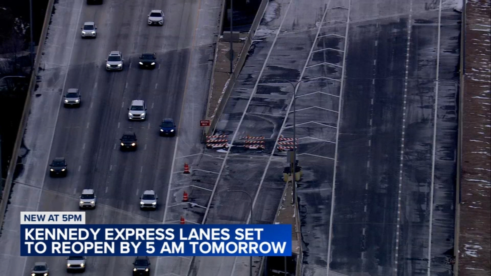 Chicago traffic: Kennedy Expressway reversible lanes opening at 5 a.m ...