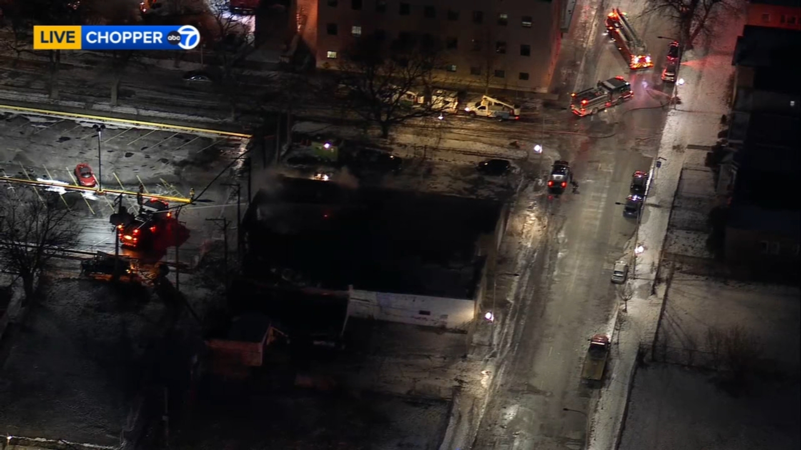 Chicago fire: firefighters battle building blaze in South Shore near ...