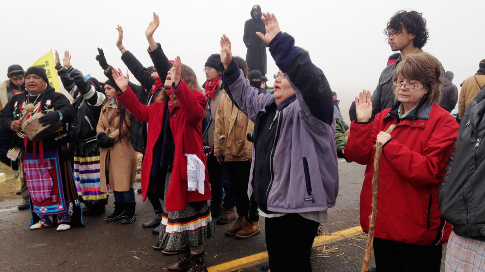 Pipeline protesters urge unity after days of confrontations - ABC13 Houston