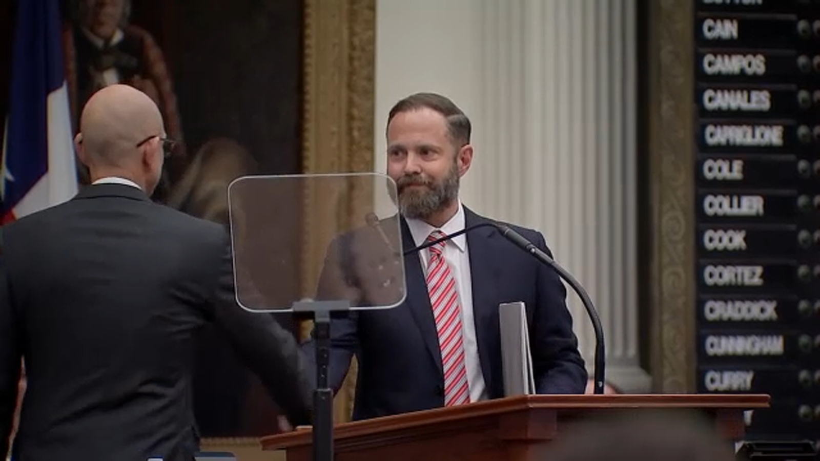 Dustin Burrows Texas: House of Representatives elect new speaker as 89th legislative session ...