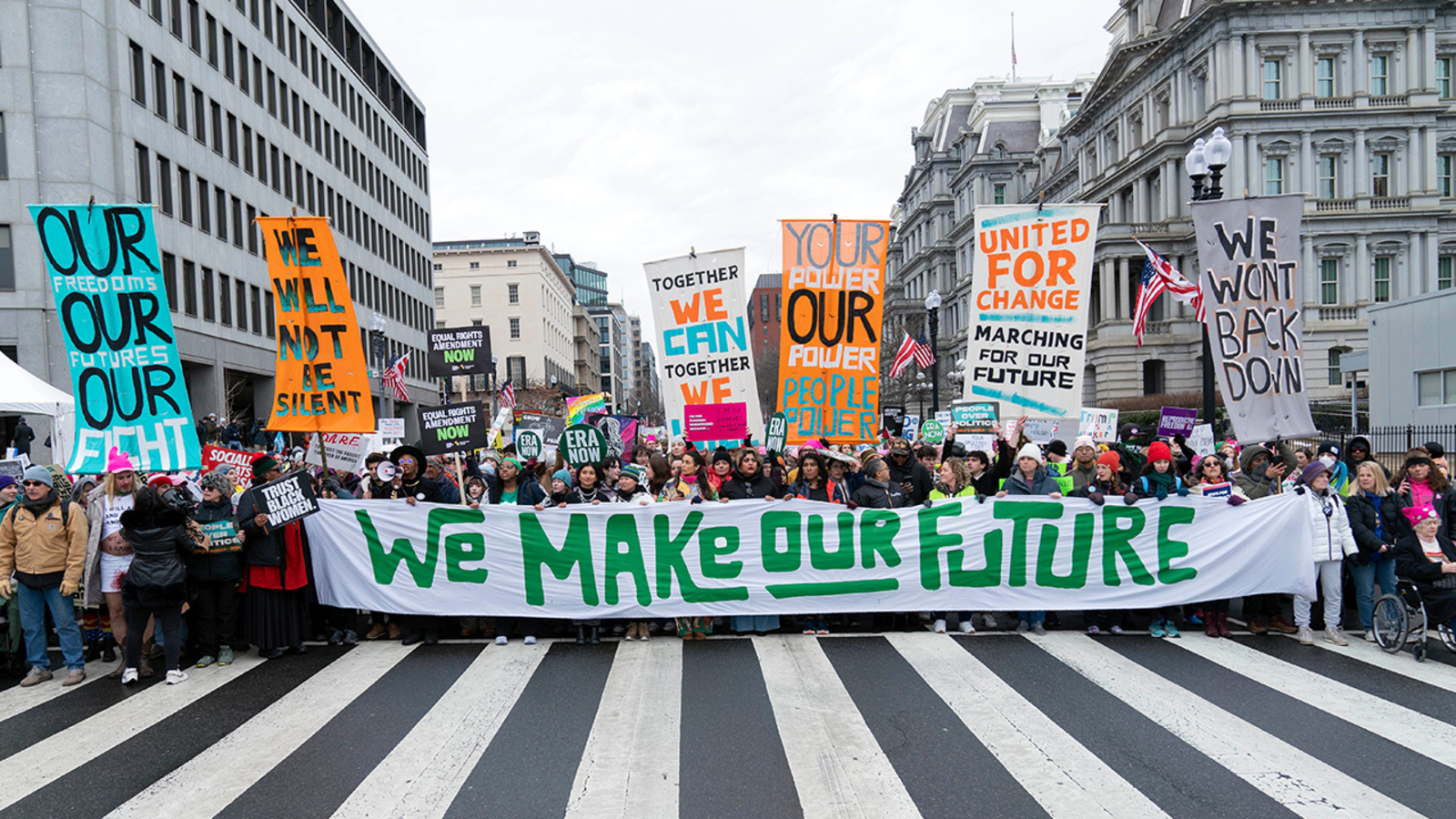 Tens of thousands are expected at the 'People's March,' organizers say ...