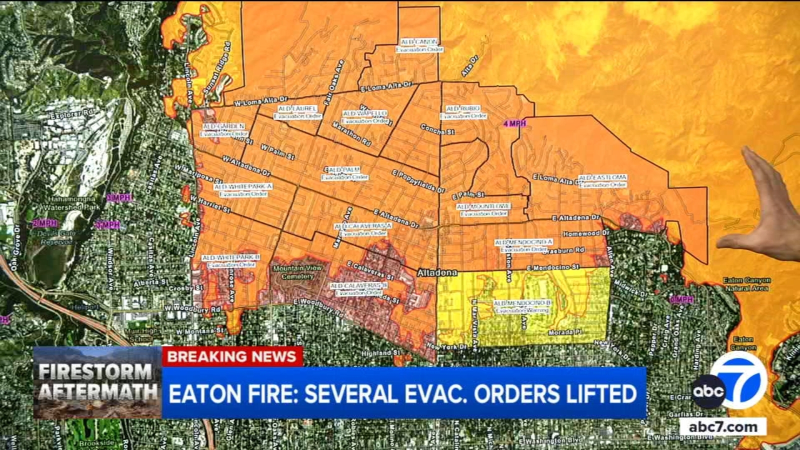 Eaton Fire's containment rises to 73% as more residents return home ...